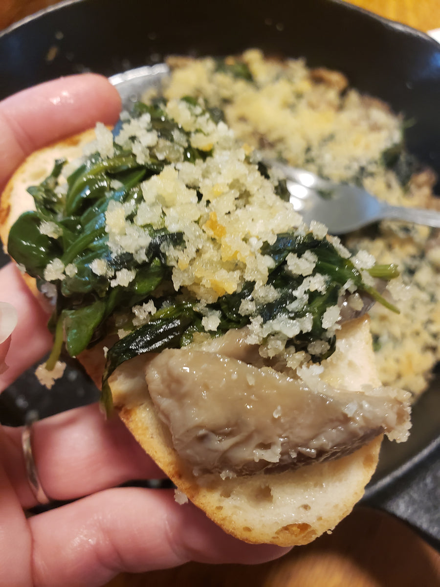 Best Vegan Oyster Mushroom Rockefeller (Vegan, vegetarian, gluten free ...